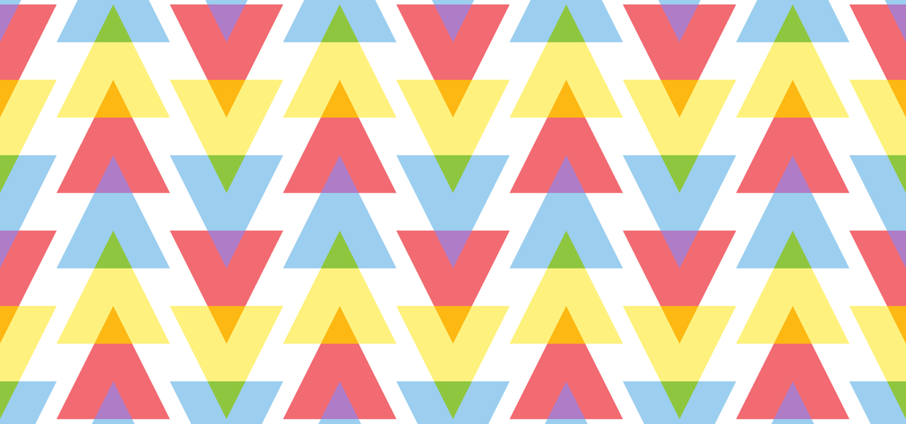 Color mixing triangles - Petits Pixels