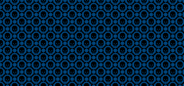 8-bit Bones and Skulls - Petits Pixels