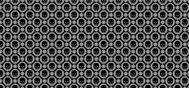 8-bit Bones and Skulls - Petits Pixels