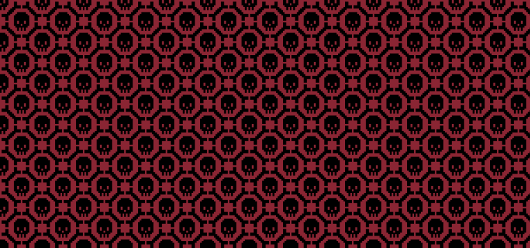 8-bit Bones and Skulls - Petits Pixels